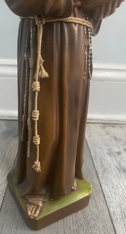 GLORIOUS VINTAGE ST. ANTHONY W/ CHRIST CHILD STATUE FROM NUNS CONVENT ...