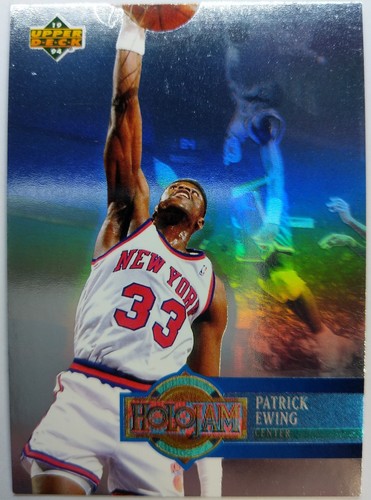 Rare Insert: 1993 93 UPPER DECK HOLOJAM Patrick Ewing #H18, HOLOVIEW CARD! | eBay