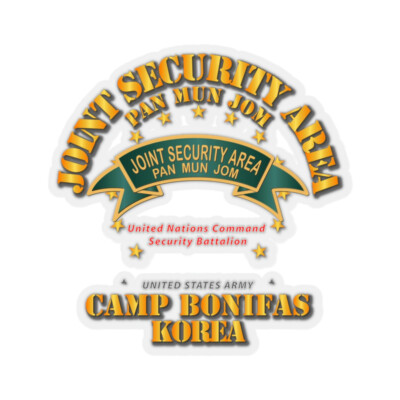 Kiss-Cut Stickers - Army - JSA - Camp Bonifas Korea | eBay
