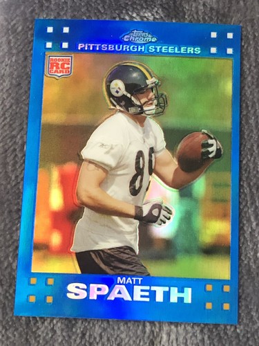 2007 Topps Chrome Blue Refractor Matt Spaeth #TC221 Rookie RC | eBay