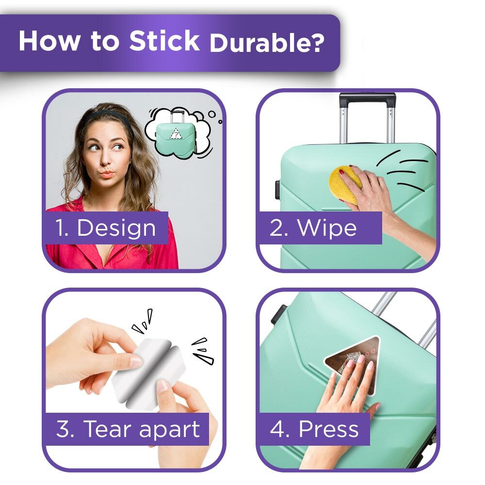 4x Triangle Stickers - Cute Home Heart Strings Love Family #8700 | eBay UK