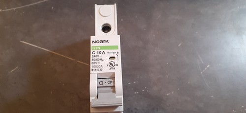 Noark B1N1C10 Miniature Circuit Breaker, B1N C 10A | eBay