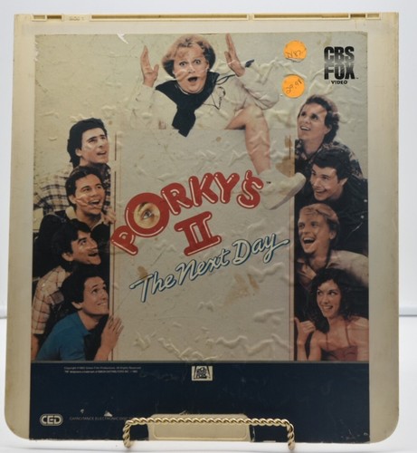 PORKY'S II (2) The Next Day CED Videodisc CBS Fox Video 1983 Vintage ...