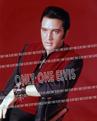 ELVIS PRESLEY on TELEVISION 1968 Photo NBC COMEBACK SPECIAL "PUBLICITY ...