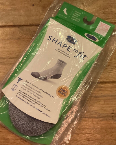 DR COMFORT SHAPE RO FIT QUARTER LENGTH WHITE GREY SOCKS ( XS, WMNS 5-7 ...