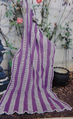 Lap Wrap; afghan ; (#128-19) vintage crochet pattern | eBay