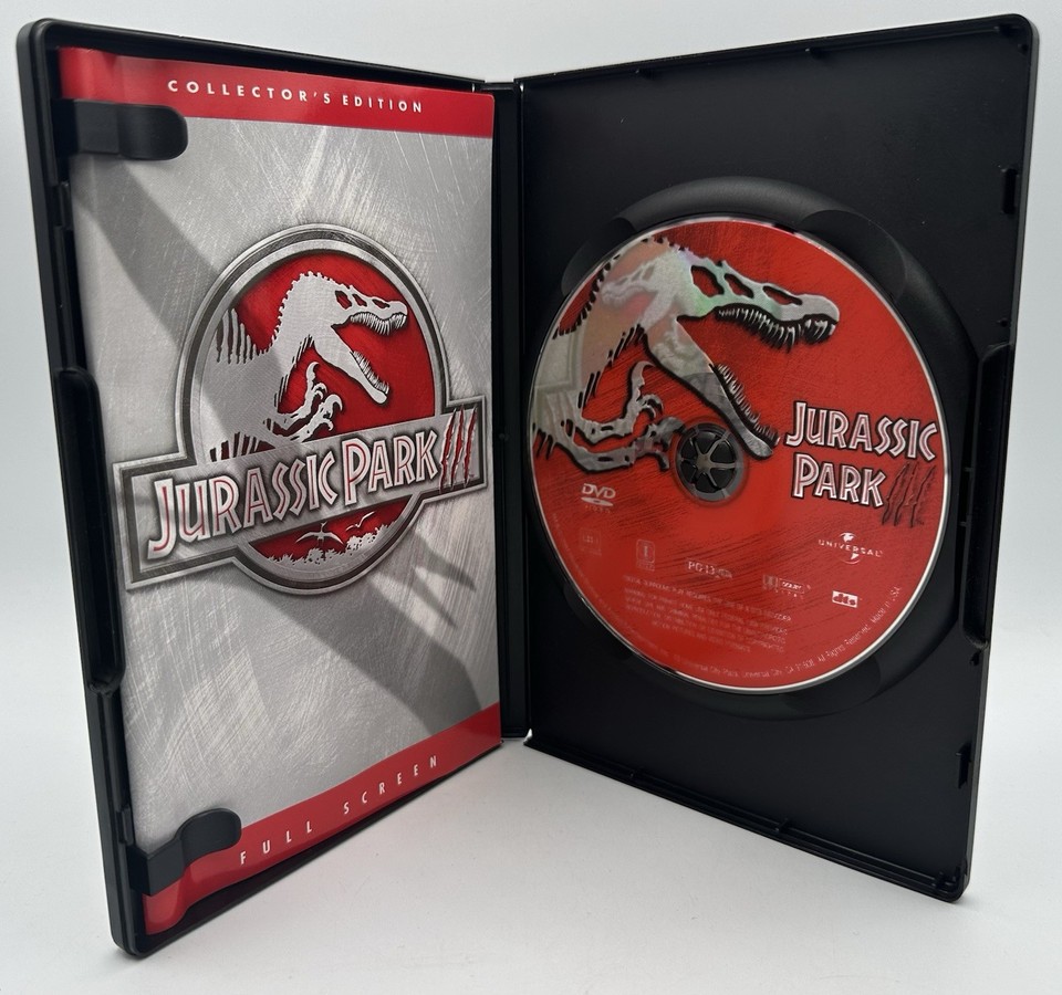 Jurassic Park III DVD Fullscreen Edition Sam Neill William Macy Tea ...
