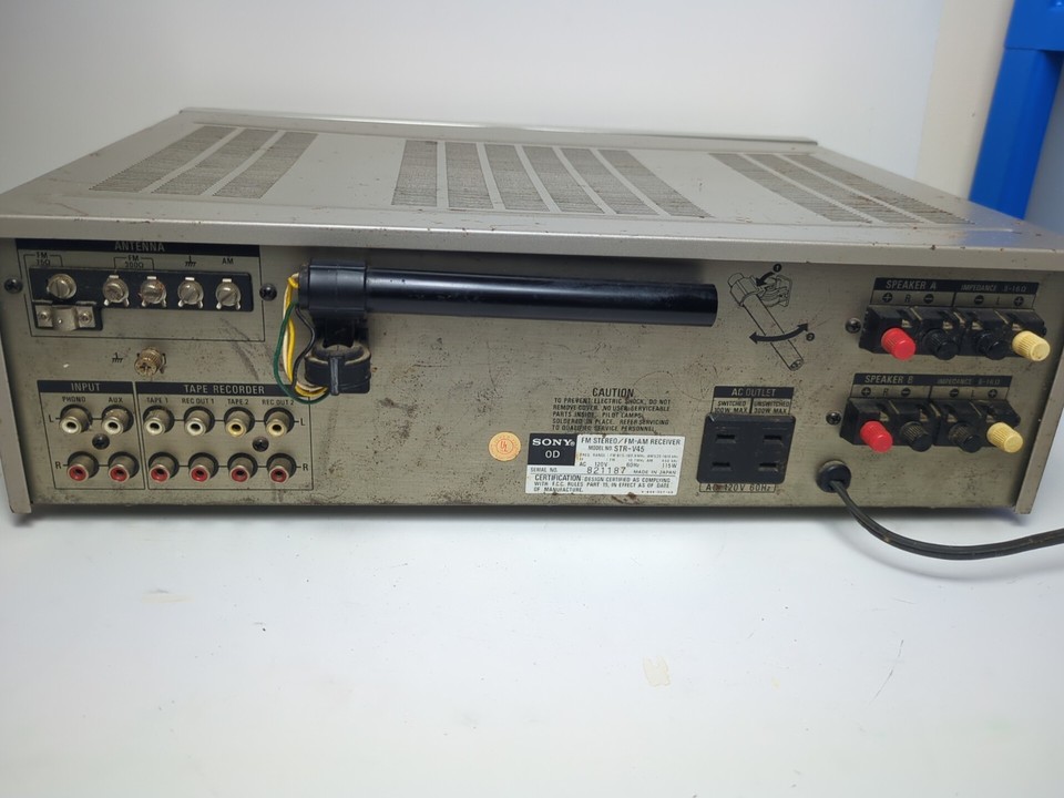 SONY STR-V45 VINTAGE AM/FM STEREO RECEIVER - TESTED | eBay