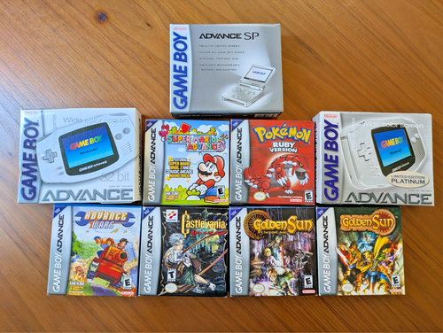 Gameboy Advance Game and Console BOXES - See photos - Pokemon Ruby ...