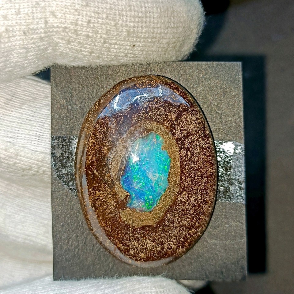 Natural Australian Opal Gemstone, Fire Opal Cabs, Oval Shape Cabs ...