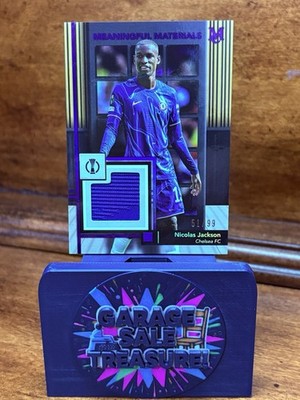2024-25 Topps Museum Collection UCL Nicolas Jackson Relic Patch / 99 ...