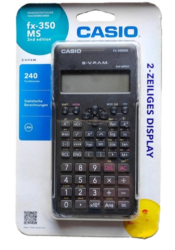 Casio FX 350 MS RECHNER FX-350MS 2nd Edition S-V.P.A.M. Wissenschafts ...