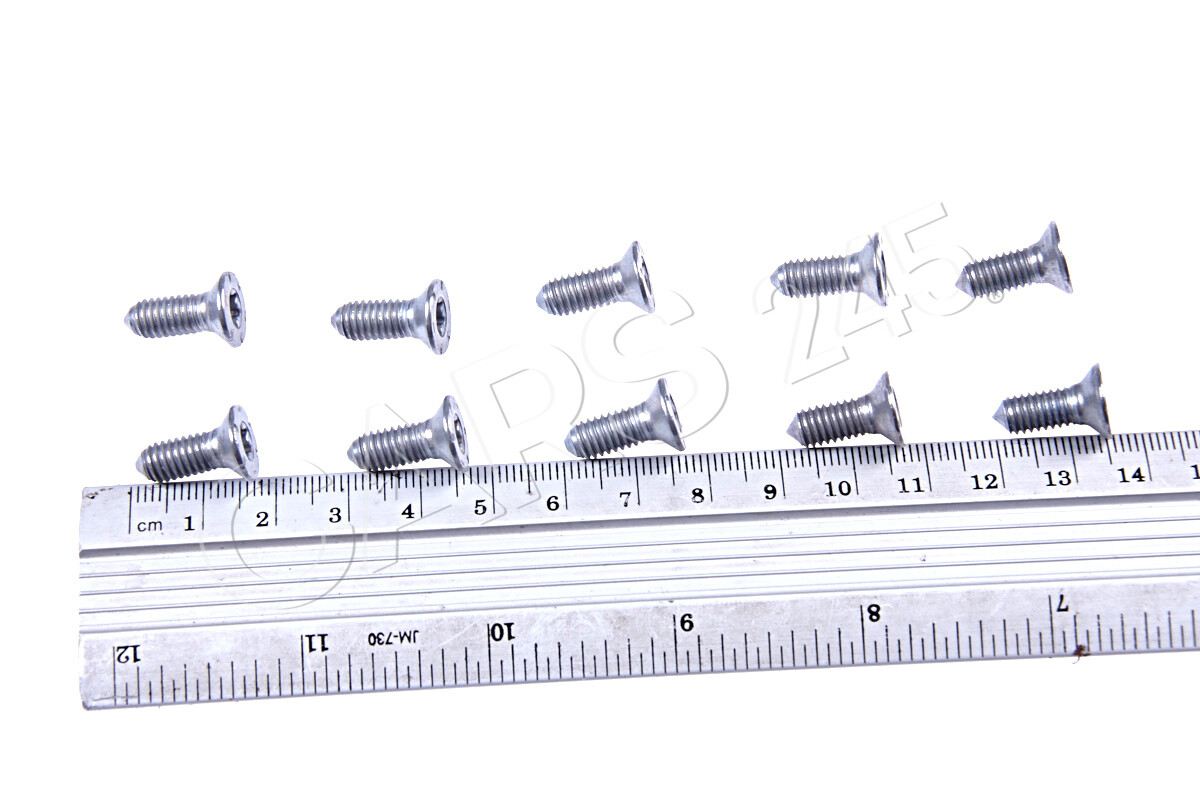 Genuine VW AUDI SEAT Hex Socket Countersunk Bolt M6X16 x10 pcs ...