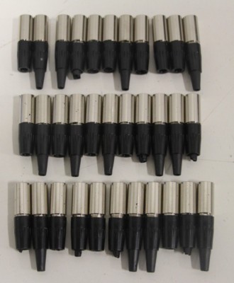 Lot of (33) Audio 5-Pin Circular Male Cable Connector Adapter | eBay