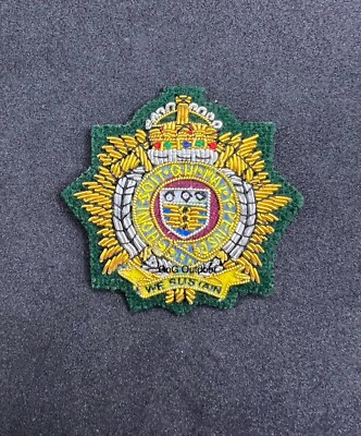 King’s Crown Royal Logistics Corps Cap Badge RLC Embroidered badge On ...