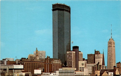 Minneapolis, Minnesota, skyline, IDS Tower, downtown, city, culture, Ci ...