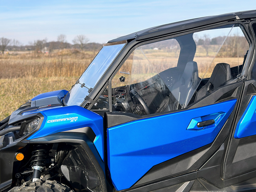 2021+ Can Am Commander 1000 Hard Upper Doors Windows Scratch Resistant ...