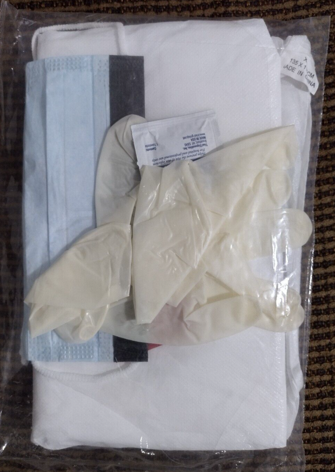 PPE Personal Protection Pack - Size Small - Latex Free - PICKPAK | eBay