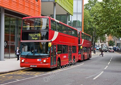 Photo 6x4 St. Giles High Street Terminus London The 176 bus route from ...