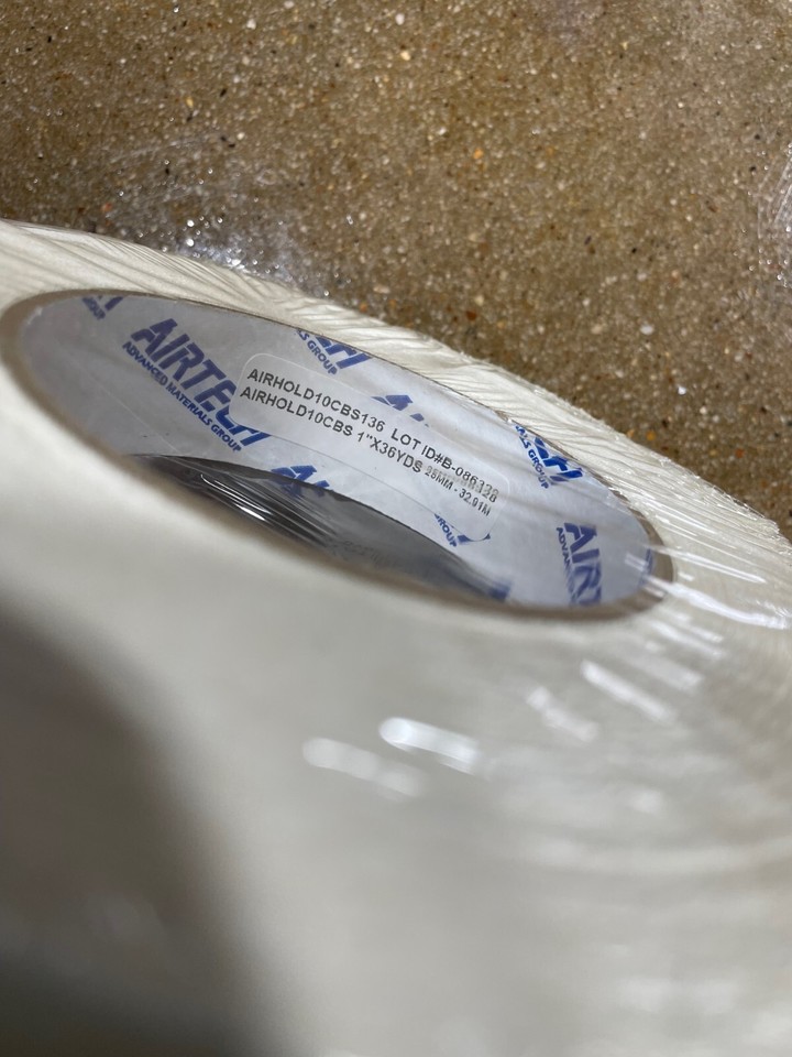 AirTech Airhold10CBS-1"-36 yds double-side fabric reinforced tape, lot ...