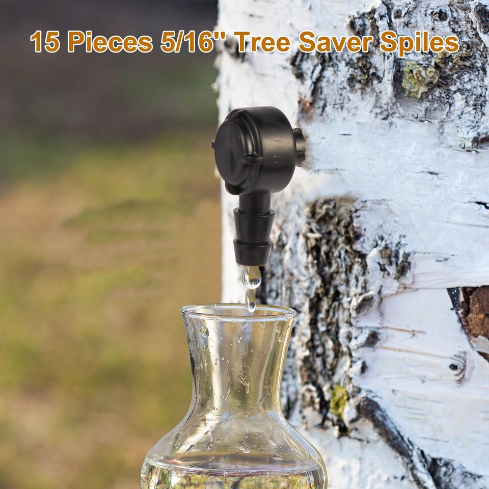 Maple Syrup Tapping Kit, Upgrade Maple Taps Set Include (15) Maple ...