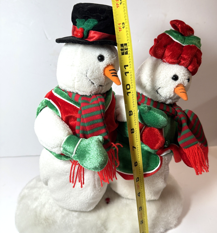 Gemmy Mr. & Mrs. Snow Singing "Baby It's Cold Outside" Animated Motion ...
