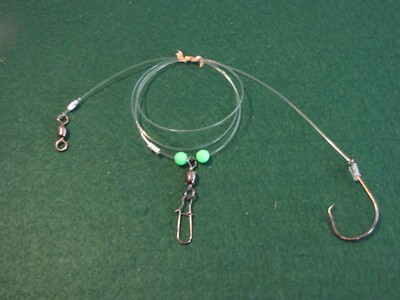 Surf Fishing Bull Red fish Rigs/Leaders - 7/0 8/0 Circle Hooks -100 ...