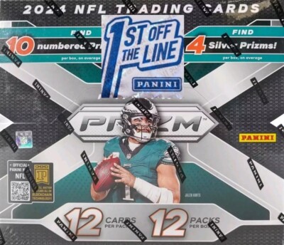 2024 Panini FOTL Prizm Football Hobby Box Sealed First Off The Line ...