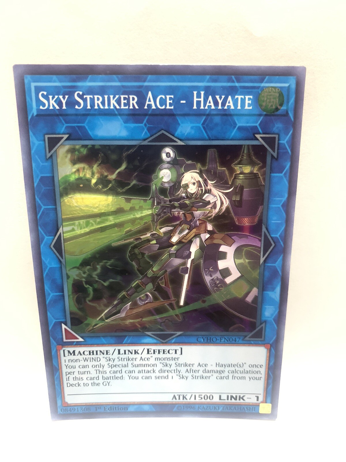 YUGIOH SKY STRIKER ACE - HAYATE X2 CYHO-EN047 SUPER LIGHT PLAYED | eBay