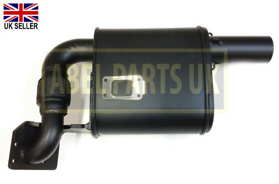 JCB PARTS - EXHAUST SILENCER WITH GASKET FOR JCB 3CX (128/H7629,320/ ...