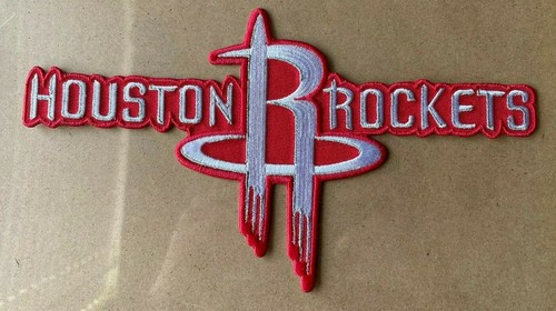 NEW Houston Rockets NBA 9" x 5" Embroidered Iron On Patch | eBay