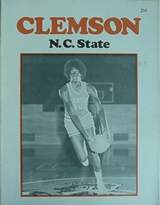 1976-77 CLEMSON vs NC STATE BASKETBALL PROGRAM (TREE ROLLINS CVR | eBay