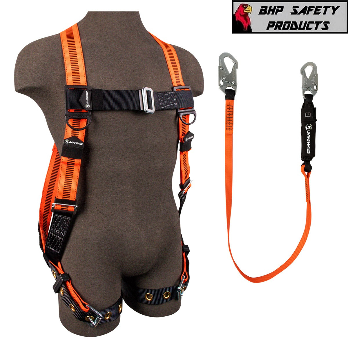 Safety Harness With Lanyard