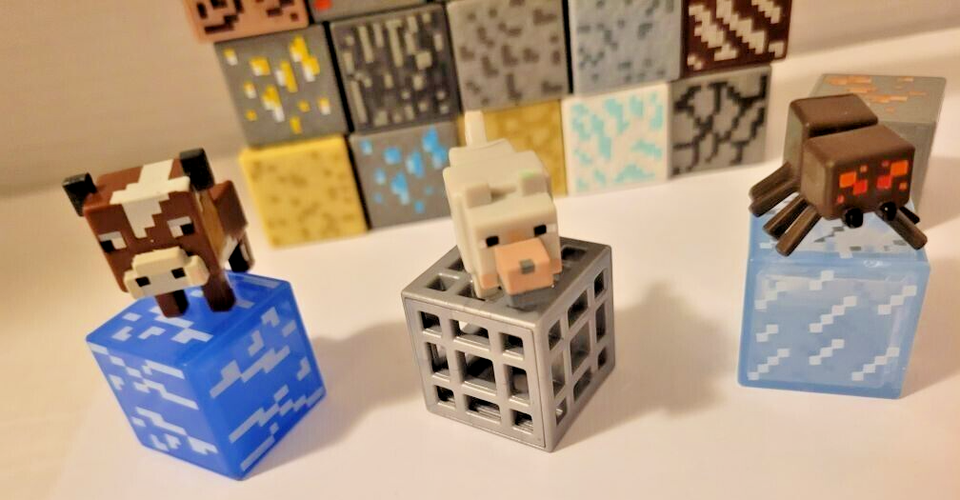 Minecraft blocks & mini figures | eBay