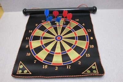 DOUBLE SIDED MAGNET DART BOARD w/ DARTS FROM GO! | eBay