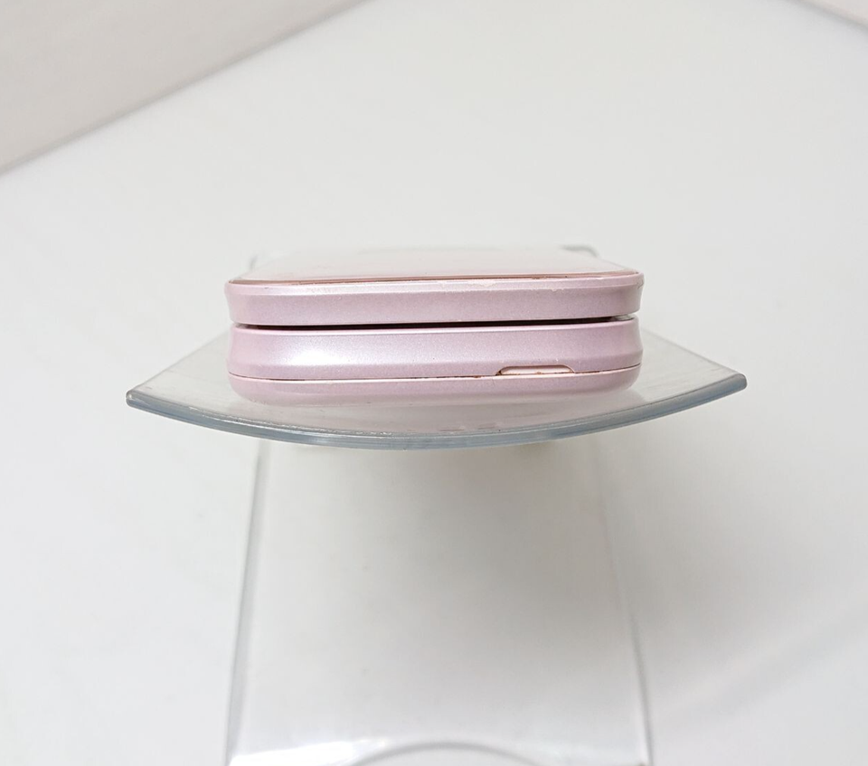 Fujitsu docomo F-01G Pink Raku-Raku Phone Basic 4 Japanese Flip Phone ...