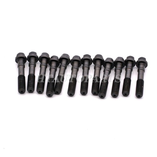 12PCS Connecting Rod Bolts 3900919 Fit For Cummins Dodge 5.9L 1989-2002 ...