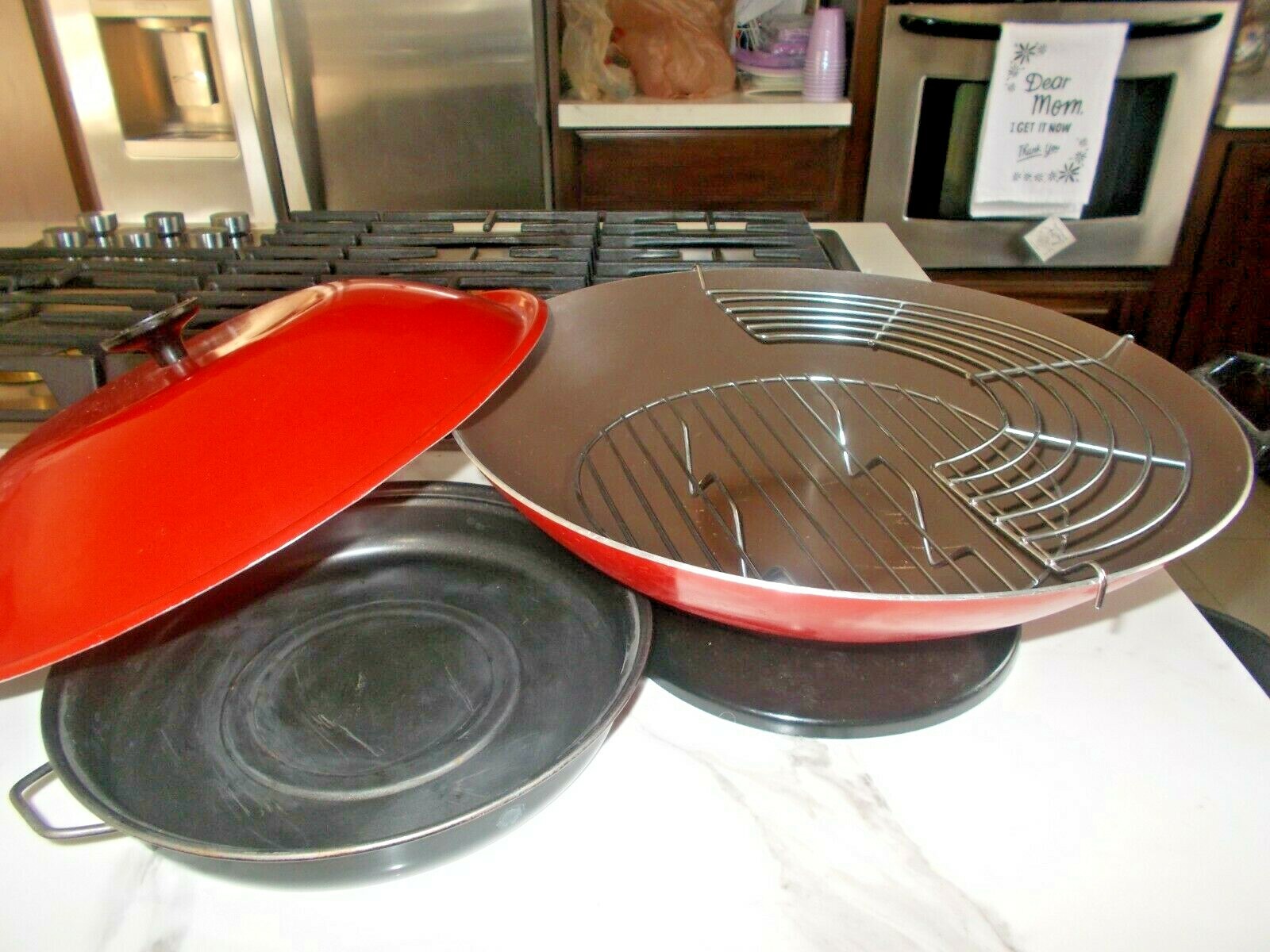 West Bend Vintage Electric 6 Quart Red Wok With Steamer Tempura Rack | eBay