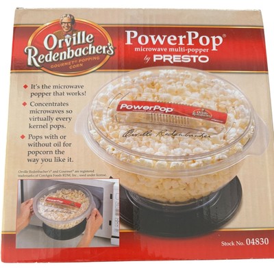 Orville Redenbachers PowerPop Microwave Multi-Popper By Presto NOB | eBay