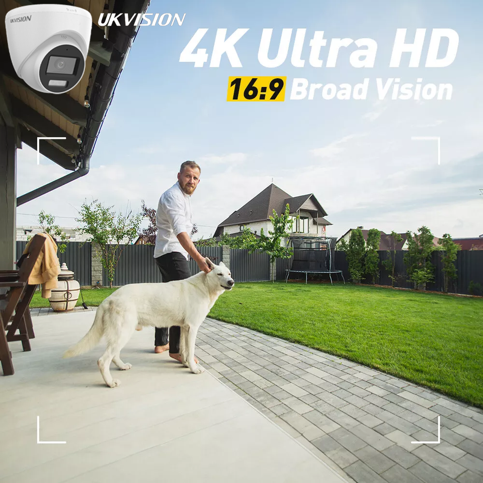 HIKVISION COMPATIBLE 4K 8MP CCTV Camera System With ColorVu At Night ...