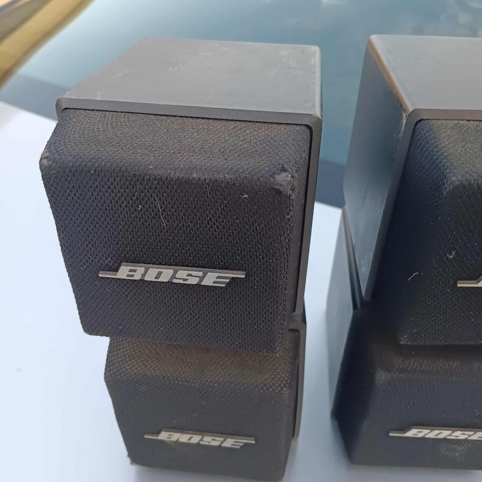 Bose AM-5 Acoustimass Double Cube System Direct Reflect Speakers Pair ...