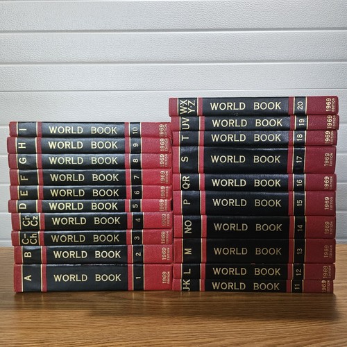 The World Book Encyclopedia 1969 Sold Individually Good Condition | eBay
