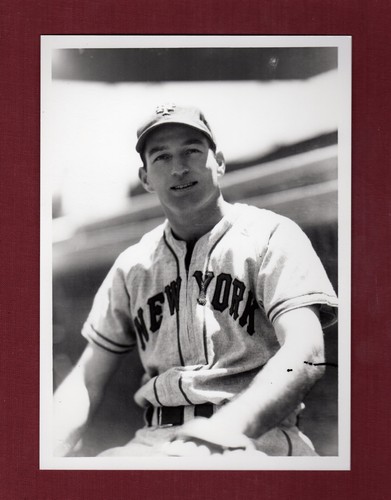 MIKE BUDNICK, 1946-1947 New York Giants ~ GEORGE BRACE ORIGINAL 5x7 ...