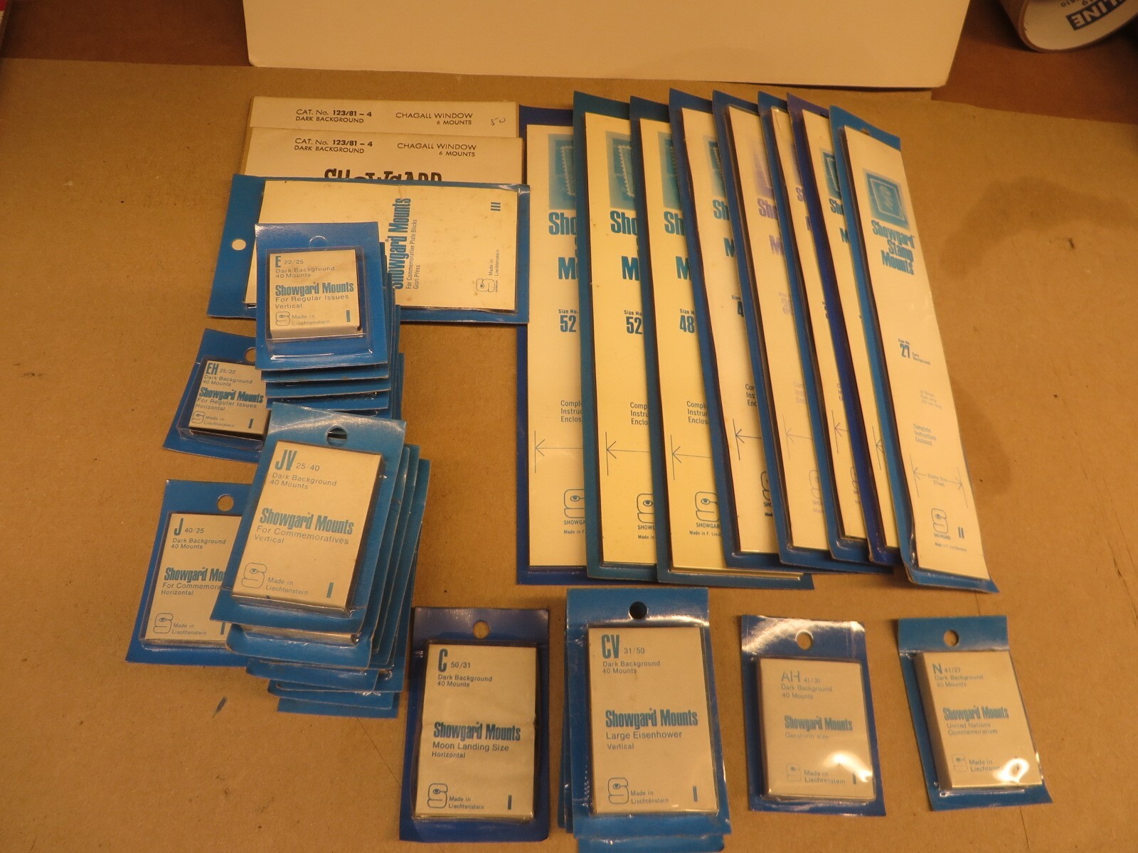 SHOWGARD MOUNTS ASSORTMENT nos 38 FULL PACKS common SIZES | eBay