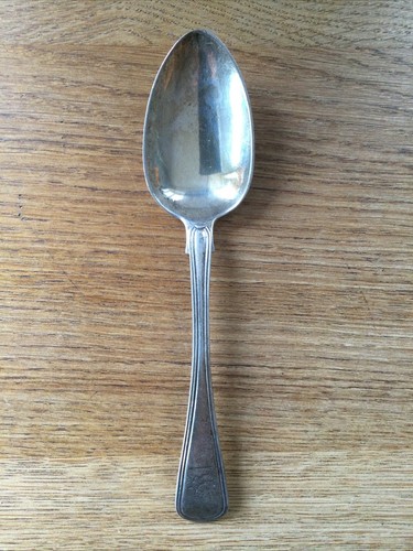 ANTIQUE SOLID SILVER OLD ENGLISH THREAD DESSERT SPOON LONDON 1831 | eBay