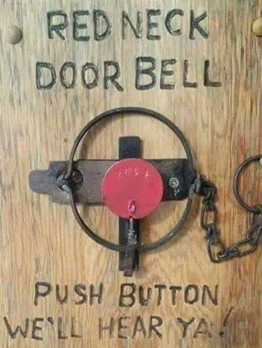 Funny Redneck Hillbilly Boor Bell Refrigerator / Tool Box Magnet | eBay