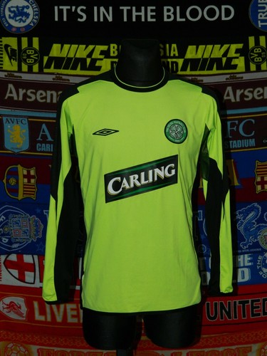 5/5 Celtic adults M 2004 MINT goalkeeper gk football shirt jersey ...