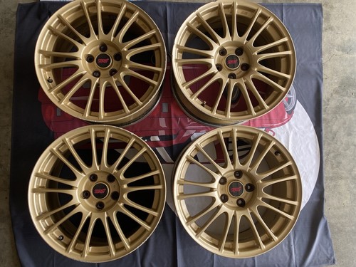 08-14 SUBARU WRX STI RARE GOLD OEM BBS FORGED WHEEL RIM 18X8.5 +55 ...