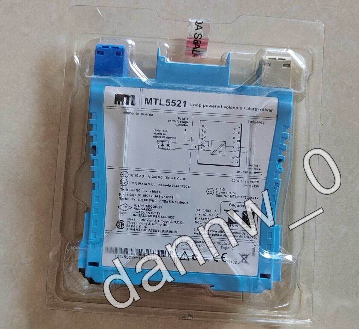 Eaton MTL5521 Loop Powered Solenoid/alarm Driver for sale online | eBay