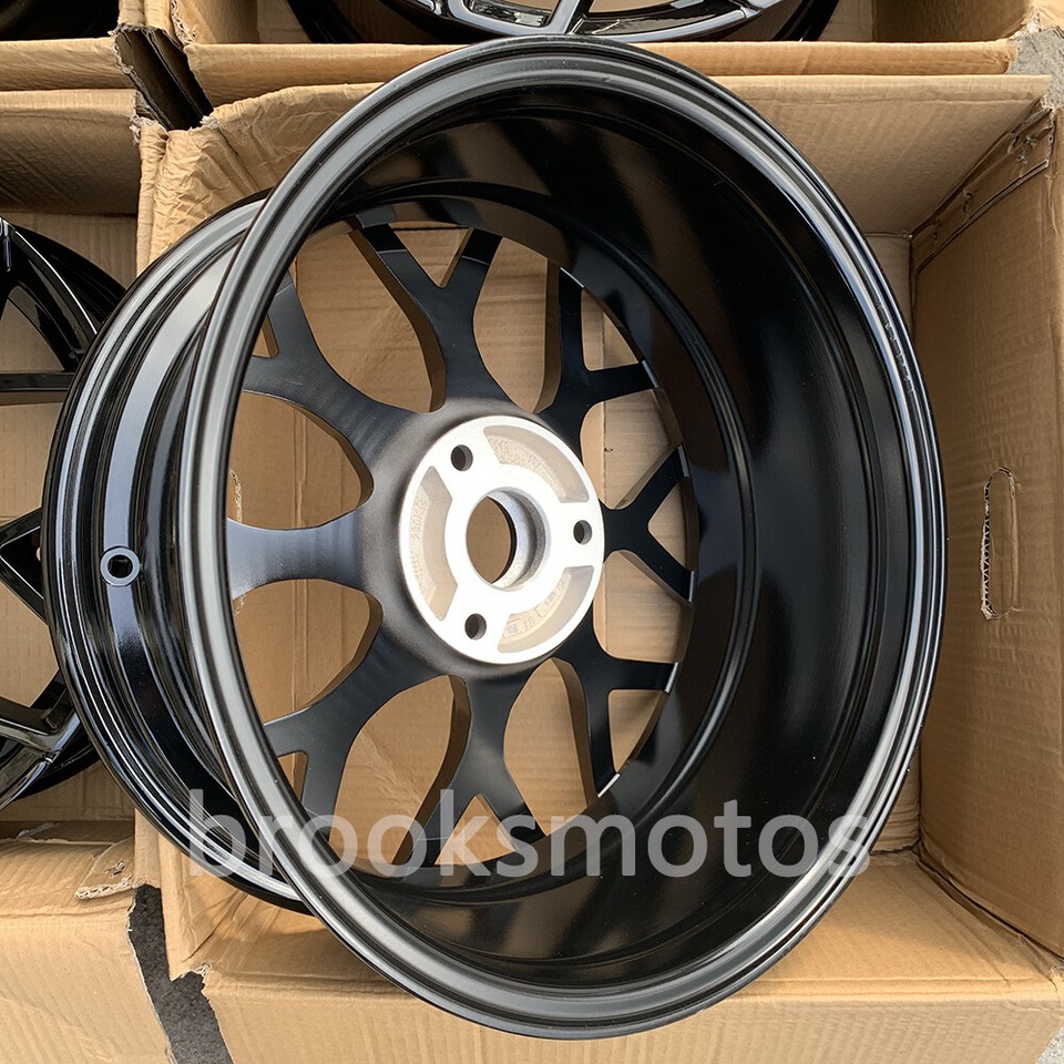 16X6 17X7 STAGGERED B STYLE GLOSS BLACK WHEELS RIMS FITS FOR SMART A451 ...